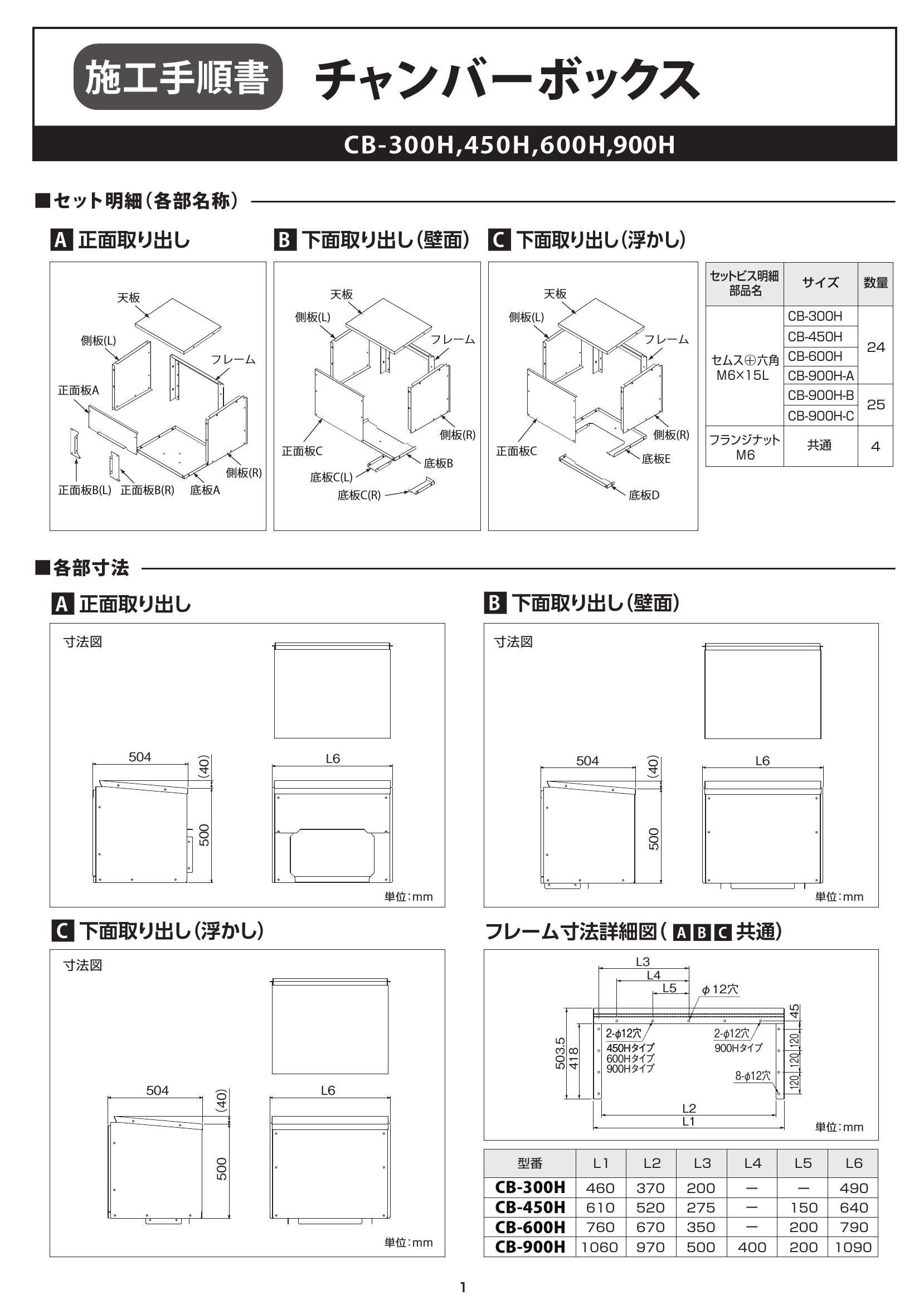【CB】チャンバーボックス | 製品情報 | 因幡電工 INABA DENKO（因幡電機産業）