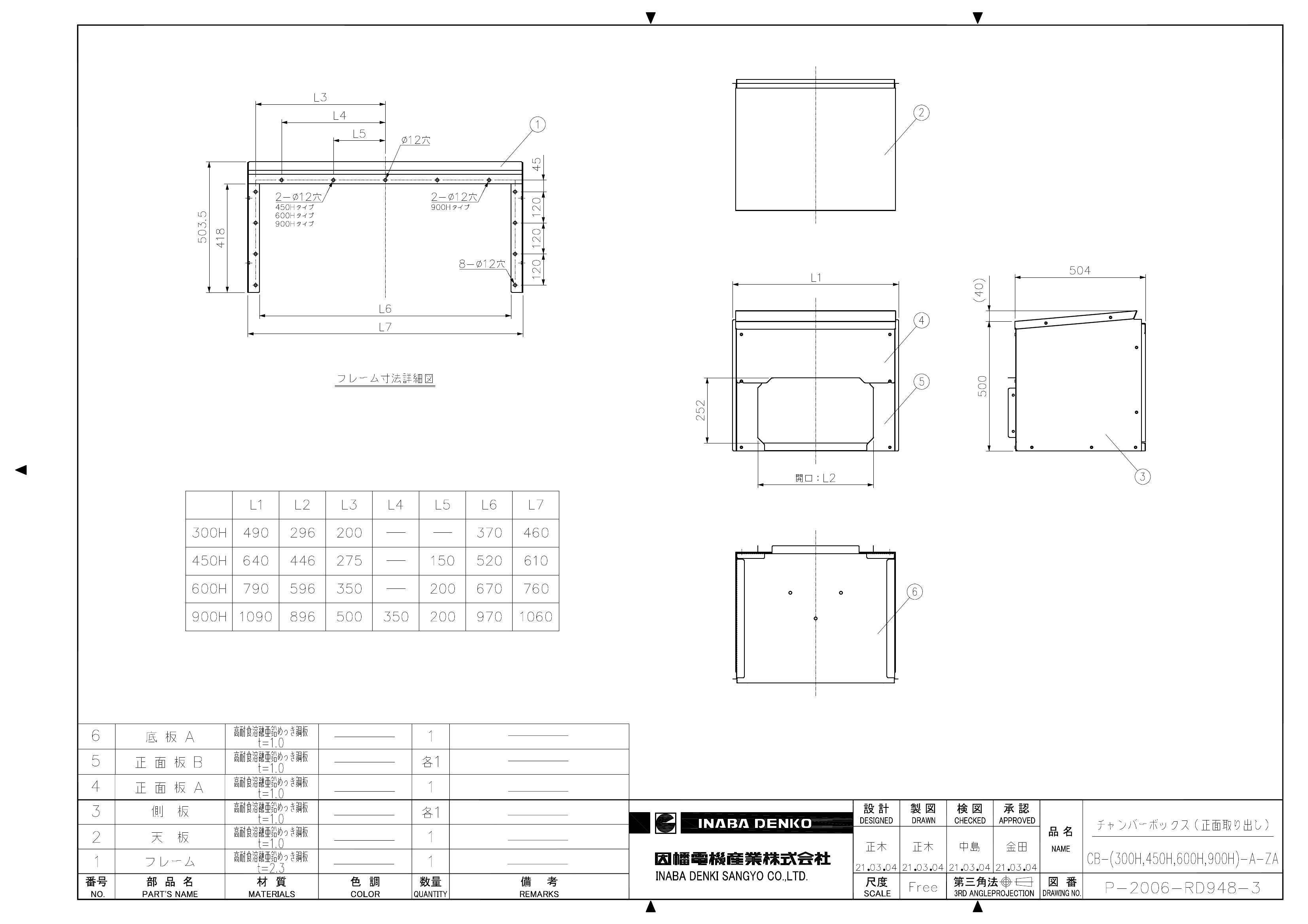 【CB】チャンバーボックス | 製品情報 | 因幡電工 INABA DENKO（因幡電機産業）